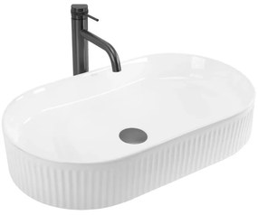 REA-U6526 - Umyvadlo na desku VANDA 34x60 cm keramika/lesklá bílá REA-U6526