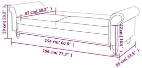 vidaXL Marketos Konvertibilní 2místná pohovka s područkami umělý semiš hnědá
