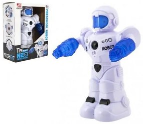 Teddies Robot jezdící plast 26cm EN mluvící na baterie se světlem se zvukem