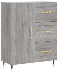 Skříň highboard šedá sonoma 69,5 x 34 x 180 cm kompozitní dřevo - Default Title