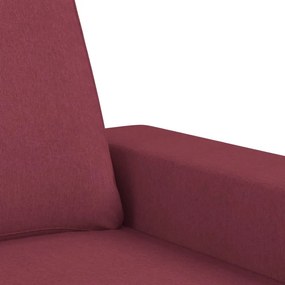 2dílná sedací souprava vínová textil 3201888
