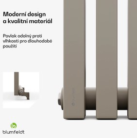Blumfeldt Delgado radiátor | Moderní design | 60 x 180 cm | 1486 W | Středové připojení
