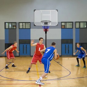 Costway Venkovní basketbalový koš 135/143-305 cm Výškově nastavitelný