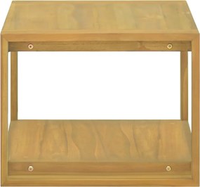 Nástěnná koupelnová skříňka 60 x 45 x 35 cm masivní teak 338234
