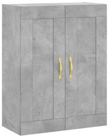 Skříň highboard betonově šedá 69,5x34x180 cm kompozitní dřevo,  3199989