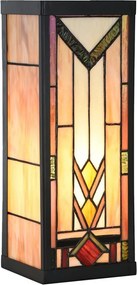 Nástěnná lampa tiffany Yves III - 14*16*40 cm E27/max 1*100W