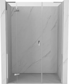 Mexen Mist-H L, 1-křídlé sprchové dveře levé 140 cm, čiré sklo, chromový profil, 8A5L-140-001-01-00-L