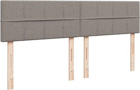 Box spring postel s matrací taupe 180x200 cm textil 3288271