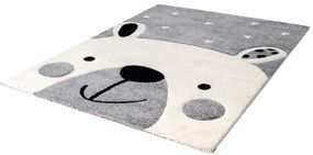 Lalee Dětský kusový koberec Amigo 323 Silver Rozměr koberce: 80 x 150 cm