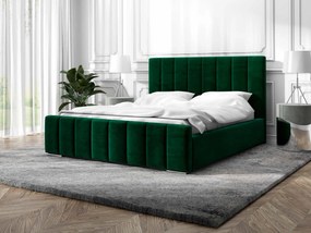 Postel MODEL 12 120x200 zelená - MAGIC VELVET 2225