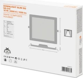 LED podhledové svítidlo LEDVANCE Slim Square 210mm 18W/3000K teplá bílá