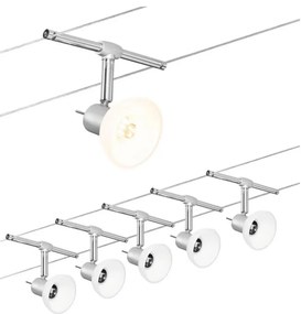 Paulmann 94136 - SADA 5xGU5,3/10W Bodové svítidlo SHEELA 230V lesklý chrom