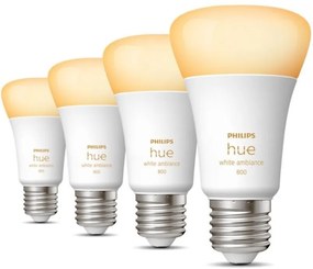 Led žárovka philips hue white ambiance 6w 800 e27 4ks
