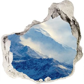 Wallmuralia Nálepka fototapeta 3D na zeď Horský štít 75x75 cm
