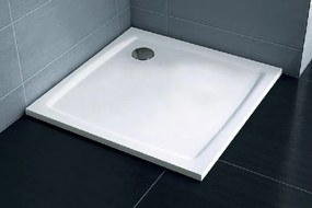 Ravak Galaxy Pro Flat - Sprchová vanička Perseus Pro-90 Flat, 900x900 mm, bílá XA037711010