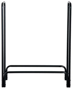 Goleto Zásobník na krbové dřevo 90 x 36 x 110 cm | černý