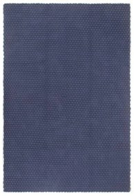 345129 vidaXL Koberec obdélníkový námořnická modrá 200x300 cm bavlna