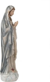 Modro-béžová dekorace soška panenky Marie - 11*8*35 cm