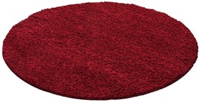 Ayyildiz Kusový koberec LIFE 1500, kulatý, Červená Rozměr koberce: 160 cm KRUH