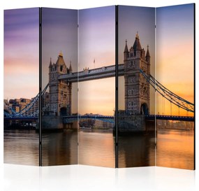 Paraván - Tower Bridge at dawn II [Room Dividers]