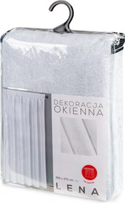 ZÁCLONA NA PÁSCE LENA 350X270 CM BÍLÁ