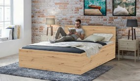 Maxi Postel STELA 90x200 cm, Dub Artisan