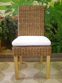 Jídelní židle LENKA - banánový list - konstrukce borovice