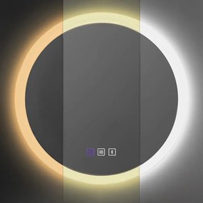 Rea Rea, Zrcadlo LED BLUETOOTH FFJ 80cm, HOM-06500