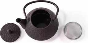 Litinová čajová konvice s filtrem TAKI, 1000 ml, černá