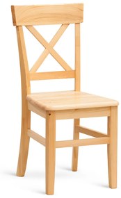 Stima Židle borovicová KT122 s masivním sedákem
