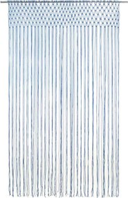 Macramé závěs modrý 140 x 240 cm bavlna 323985