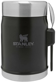 STANLEY termoska jídelní 400ml se lžící/vidličkou černá mat