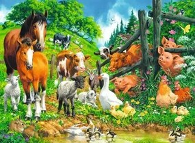 Ravensburger Zvířata spolu / 100 dílků  / od 6 let