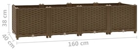 vidaXL Vyvýšený záhon 160 x 40 x 38 cm polypropylen