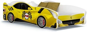 Dětská postel auto 160x80 cm s matrací 22