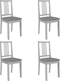 5dílný jídelní set MDF šedý 276398