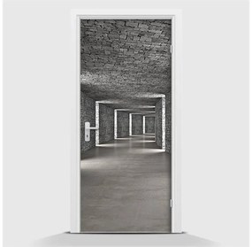 Samolepící fototapeta - Abstrakt chodba 95 x 210cm