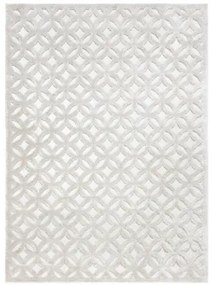 koberec SANTO SISAL 58507 Prolamované, art deco béžový velikost 200x290 cm | krásné koberce cz