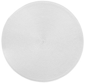 AMBIENTE Prostírání kulaté 38 cm - sv. šedá