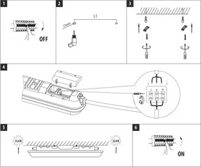 LED Technické zářivkové svítidlo LED/18W/230V 4200K 60 cm IP65