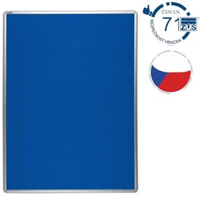 Textilní nástěnka EkoTAB 60 x 90 cm - modrá