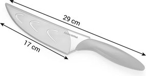 TESCOMA Nůž kuchařský MicroBlade MOVE 17 cm, s ochranným pouzdrem