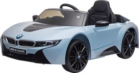 HOMCOM Elektrické auto pro děti 3-8 let 6V BMW I8 Coupe s dálkovým ovládáním, 2 dveřmi, světly a hudbou, elektrické auto z PP a kovu, 115x72,5x46 cm,