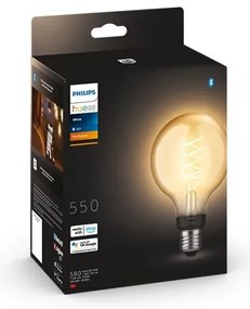 LED Stmívatelná žárovka Philips Hue WHITE FILAMENT G93 E27/7,2W/230V 2100K