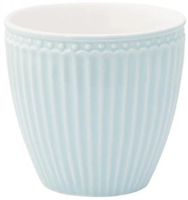 GreenGate Alice Porcelánový pohárek na latté Pale Blue 300 ml