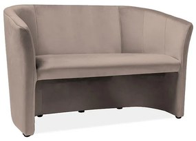 Pohovka Cuba Velvet, dvojsedák, béžová