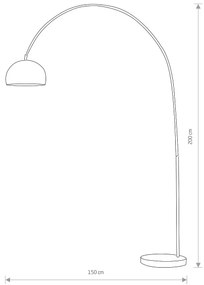 Nowodvorski Cosmo, designová stolní lampa Barva: Černý podstavec - stříbrná