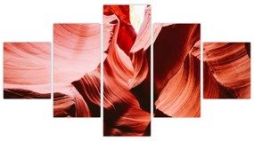 Obraz červených skal (125x70 cm)