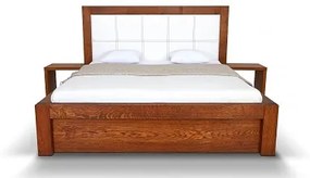 Postel Postelia MODENA Buk 160x200 - dřevěná postel z masivu o šíři 12x8 cm