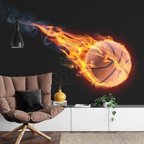Fototapeta Ohnivý Basketbal Hladký vinyl 450x300